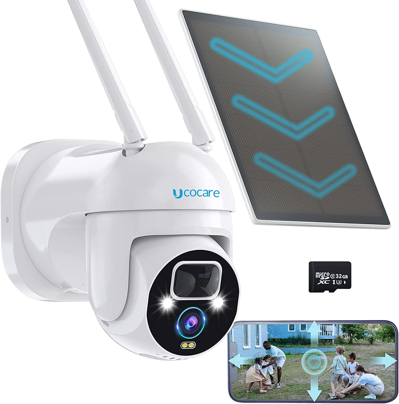 Wireless Solar Security Camera (S2-WiFi 5MP) – ucocare